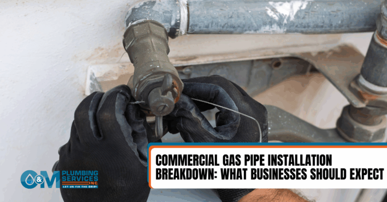 Commercial Gas Pipe Installation Breakdown | O&M Plumbing